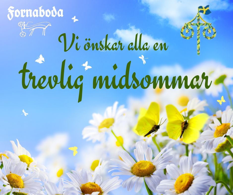 Vi önskar alla en trevlig midsommar!